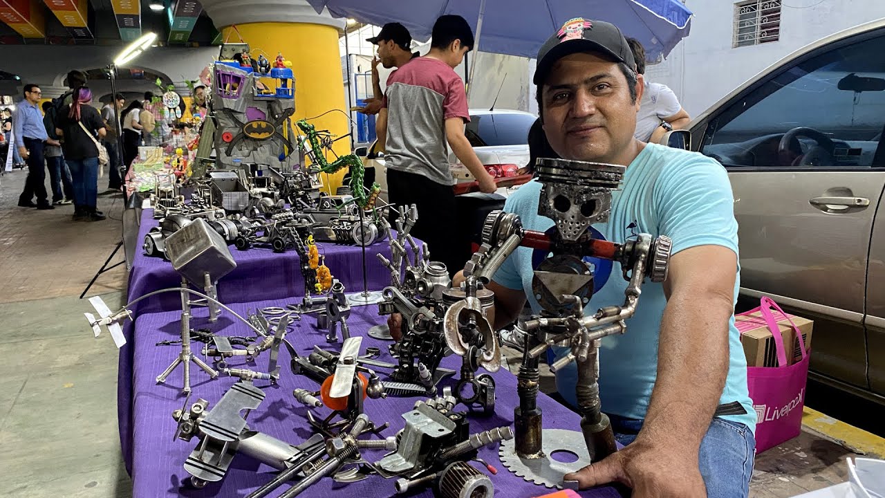 TRANSFORMA LA CHATARRA EN ARTE - YouTube