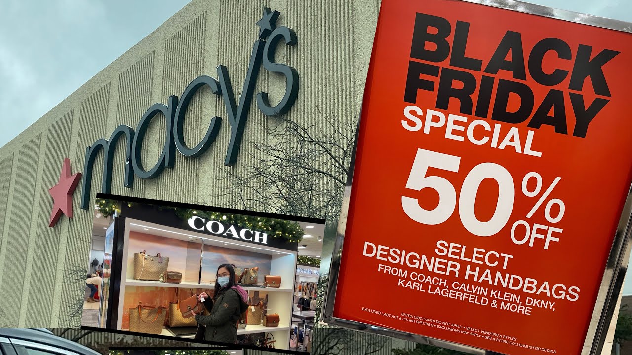 Macy’s Black Friday Sale! | Designer Handbags Coach, Michael Kors ...