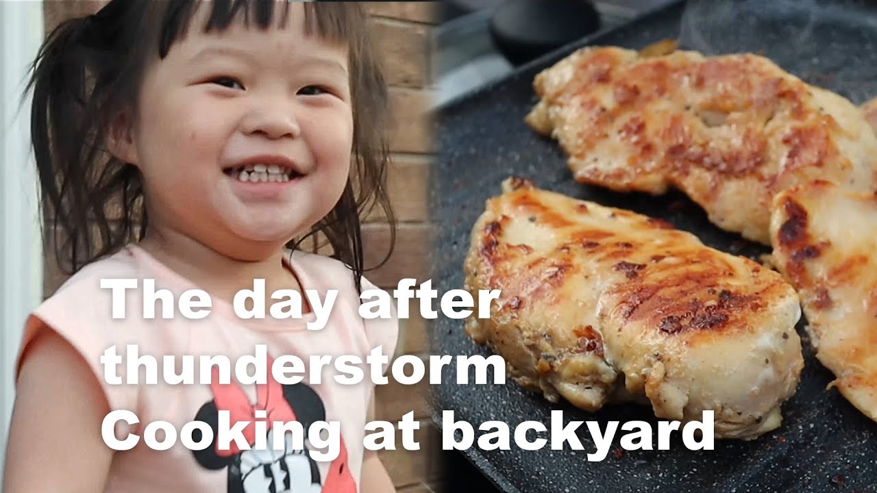 The day after thunderstorm | Cooking at backyard | Chloe Vlog - YouTube