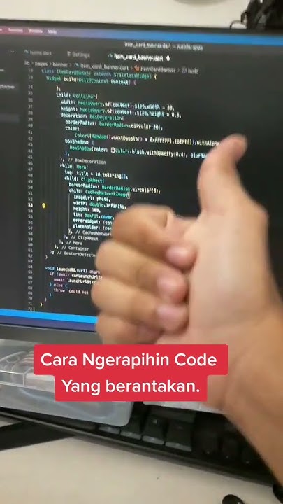 cara merapikan code yang berantakan di visual studio code #coding #programming # ...