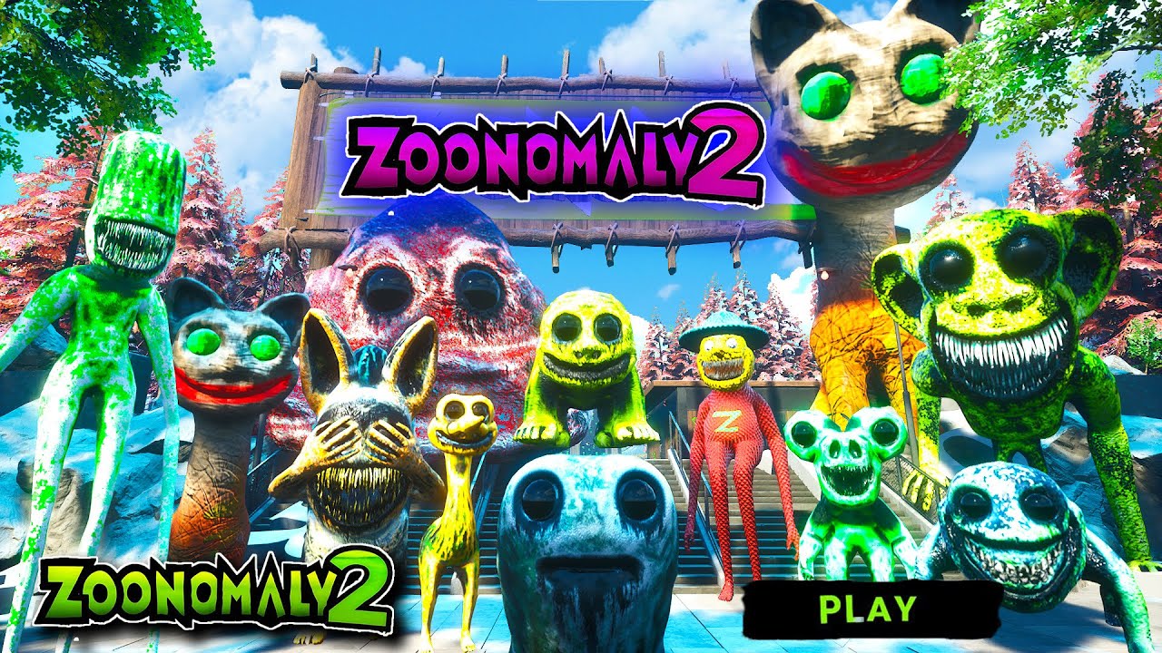 Zoonomaly 2 - ALL MONSTERS - JUMPSCARES vs MOBILE vs MINECRAFT ! - YouTube
