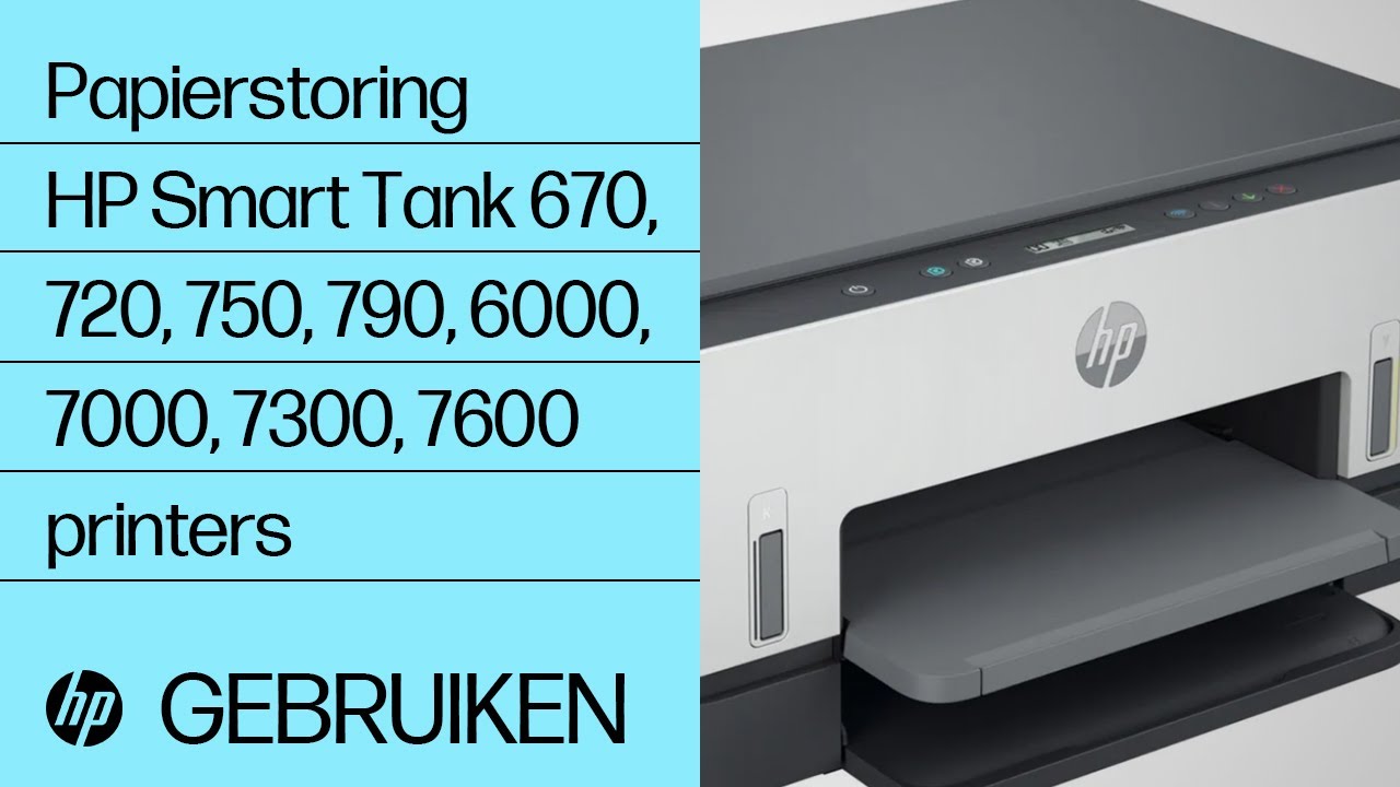 HP Smart Tank printers - 'E4'-fout (papierstoring) | HP® ondersteuning