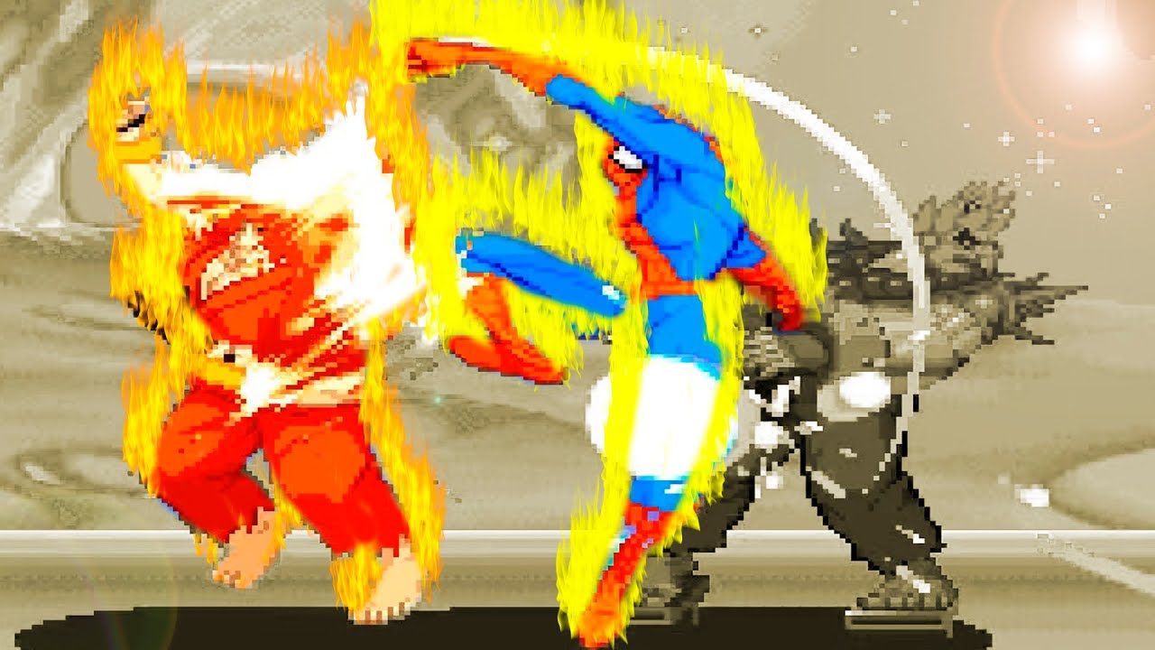 Marvel Super Heroes vs Street Fighter: Spiderman/Ken vs Apocalypse ...