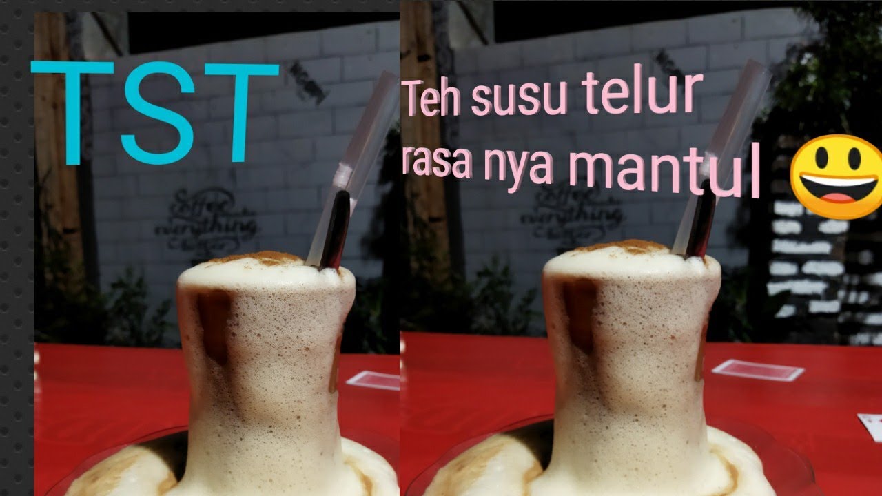 Cara buat TST ( teh susu telur), anti gagal - YouTube