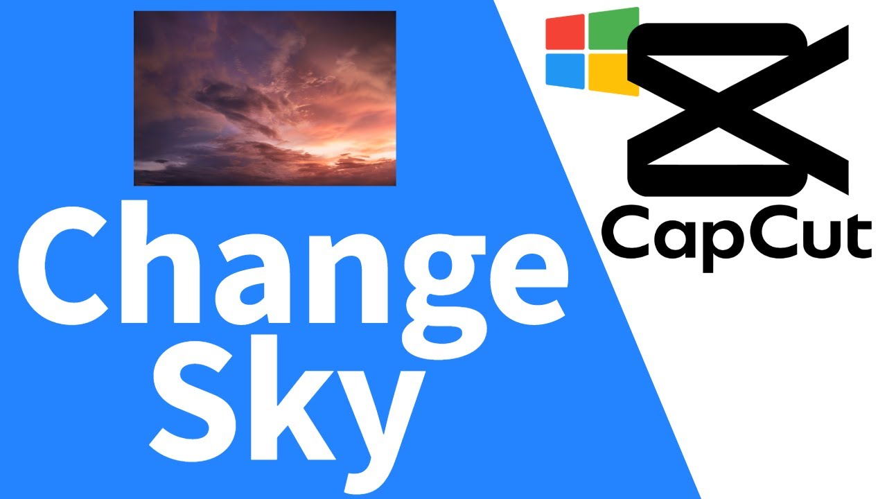 how to change the sky in video using capcut edit trending - YouTube