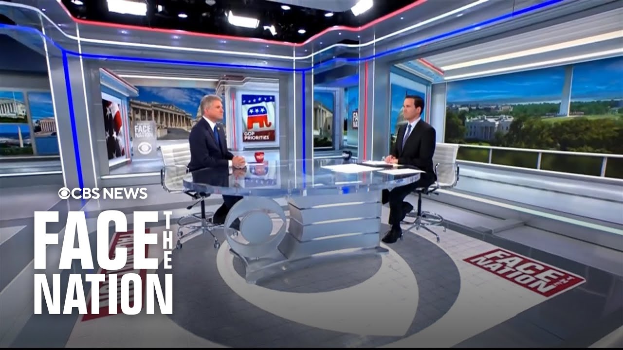 Face the Nation: McCaul, Van Hollen, Lujan Grisham - YouTube