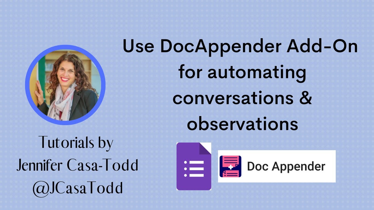 DocAppender for Assessment - YouTube