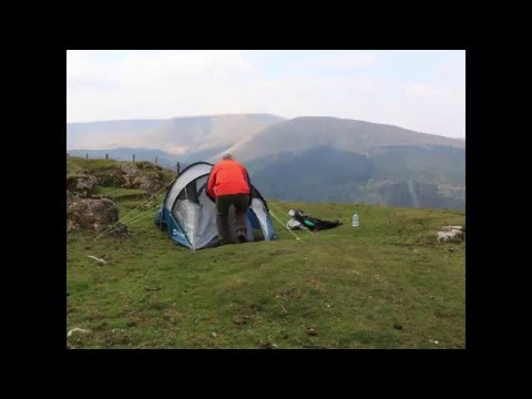 Outwell Cloud 2  - how not to pitch a tent