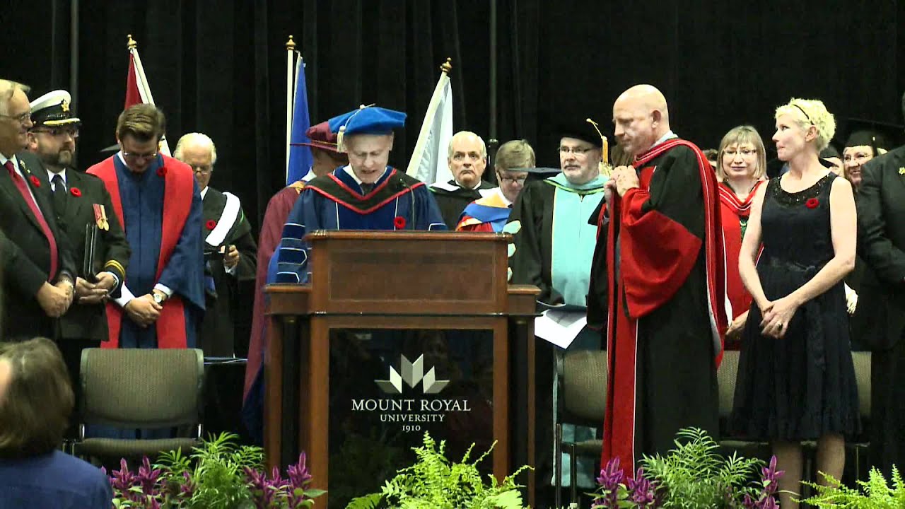 President Dr. David Docherty Robing - YouTube