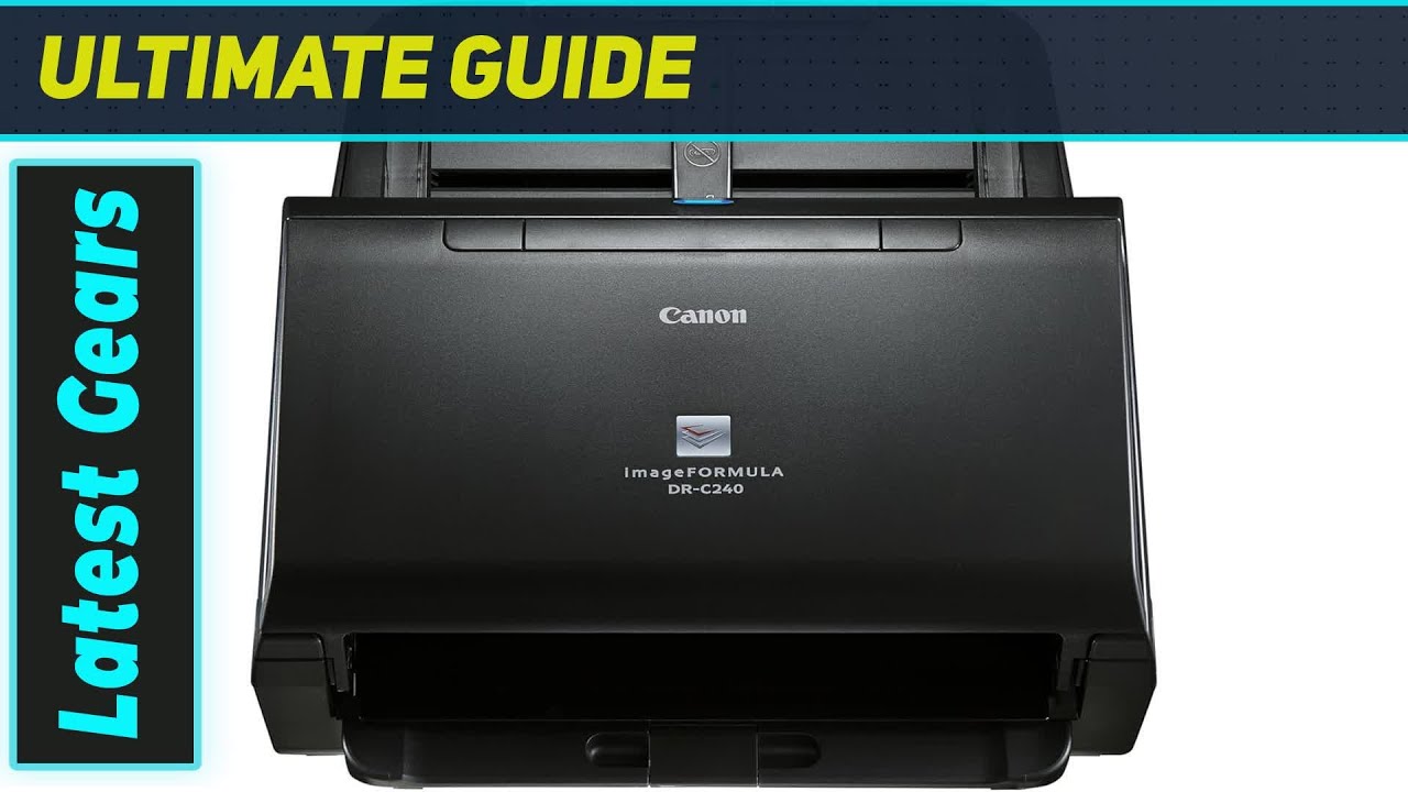 Canon DR-C240: The Ultimate Office Document Scanner - YouTube