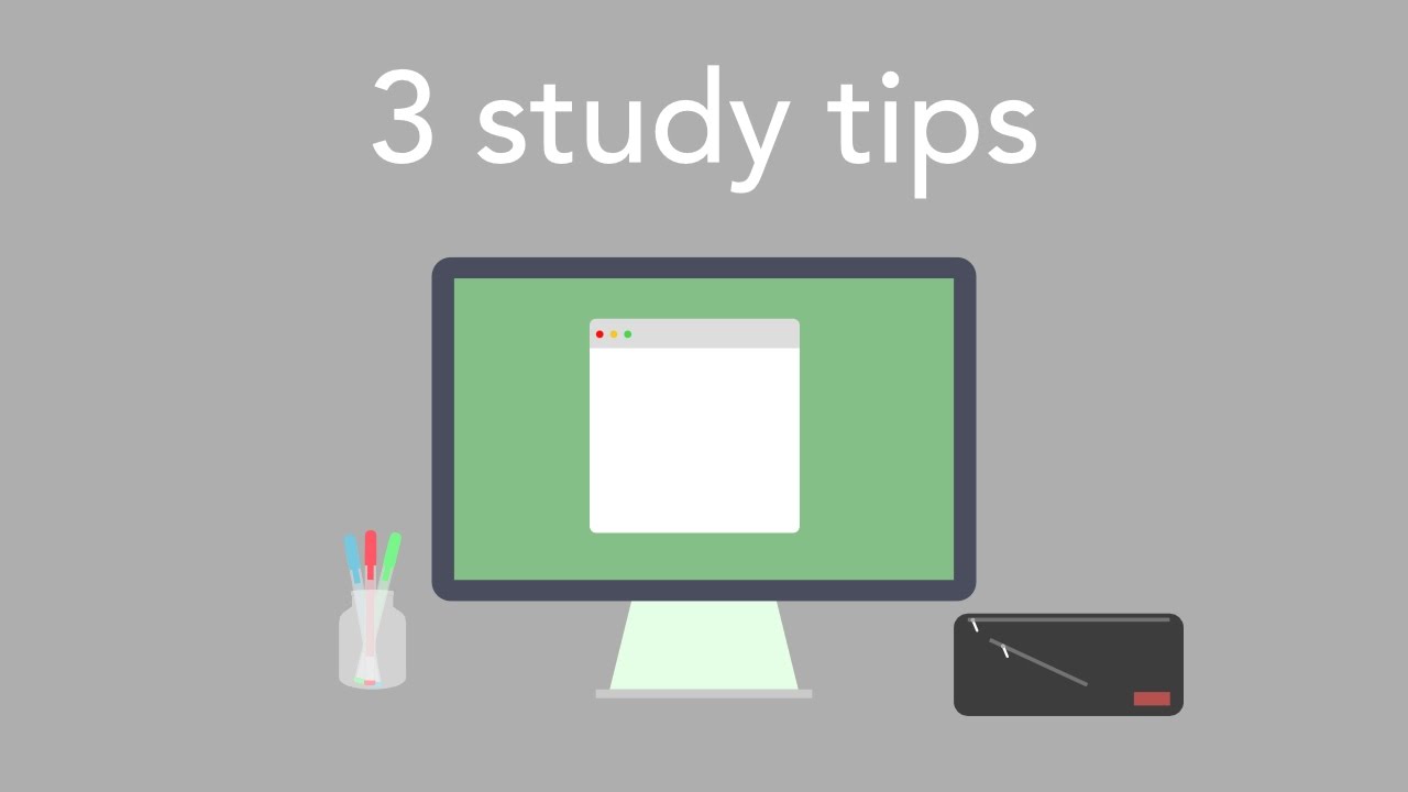 3 study tips - YouTube