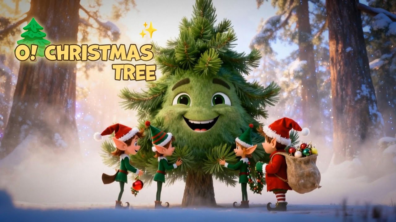 O Christmas Tree 🎄 | Christmas Tree Song for Kids | Sing & Dance Along ...