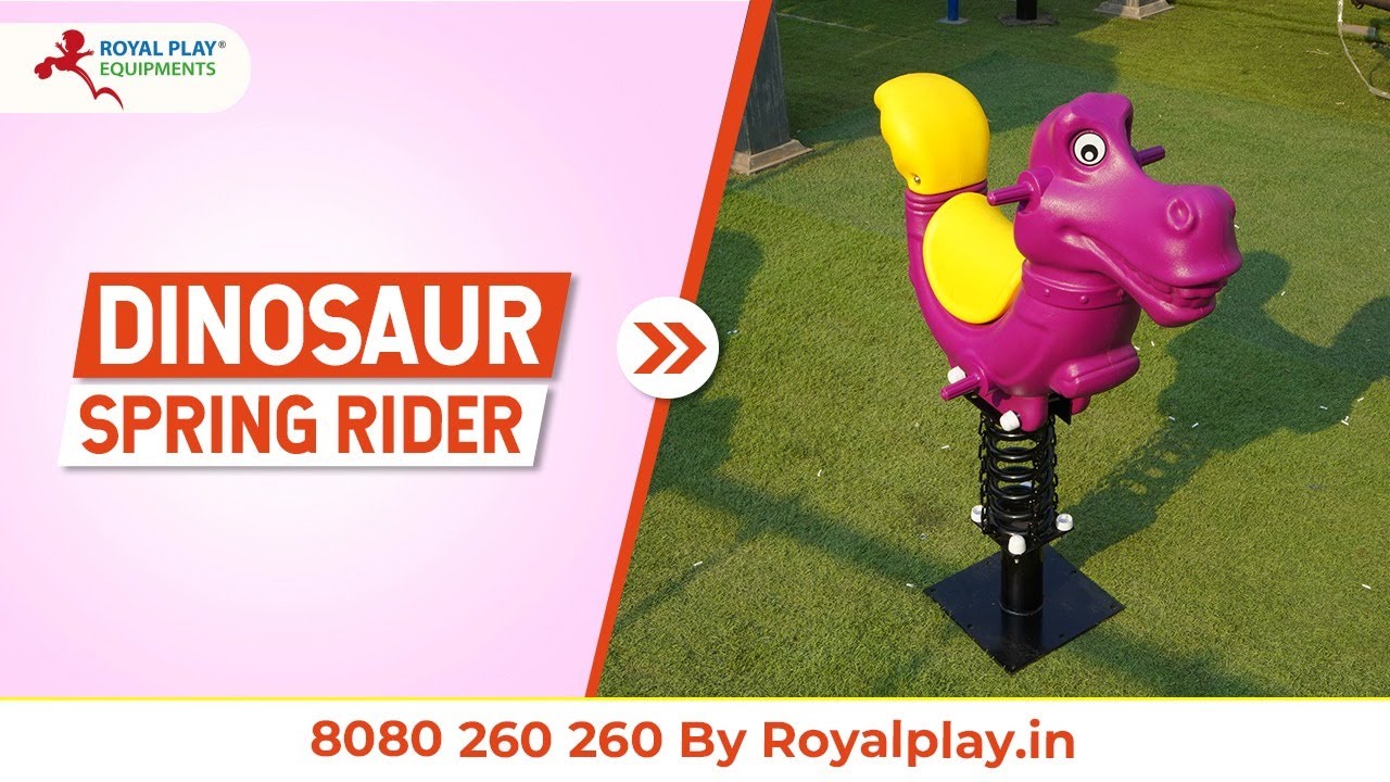 PSR08 | Dinosaur Spring Rider | Spring Rider For Garden | Playground ...