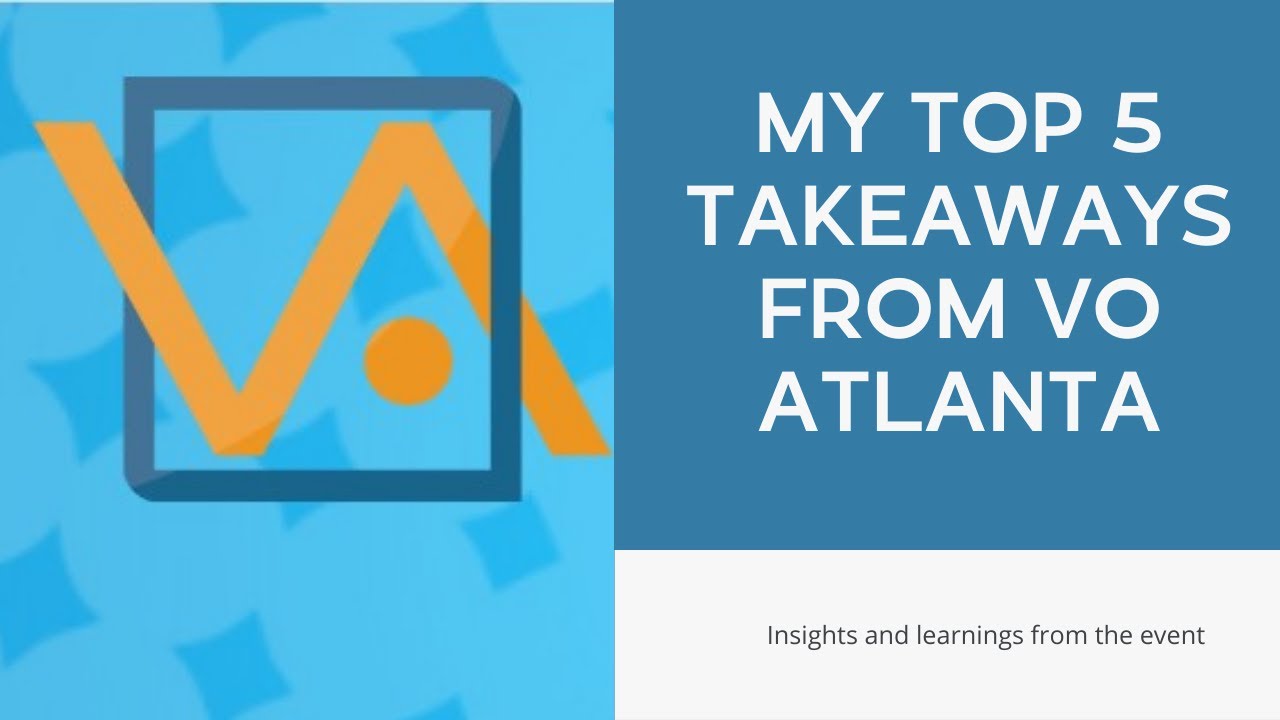 Why VO Atlanta Is One Of The Best Voice Over Conferences - YouTube
