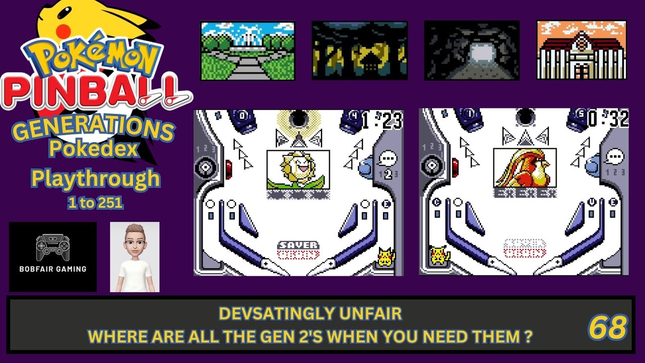 Road to 251 - Plenty of Skill but No Luck / Pokémon Pinball Generations ...