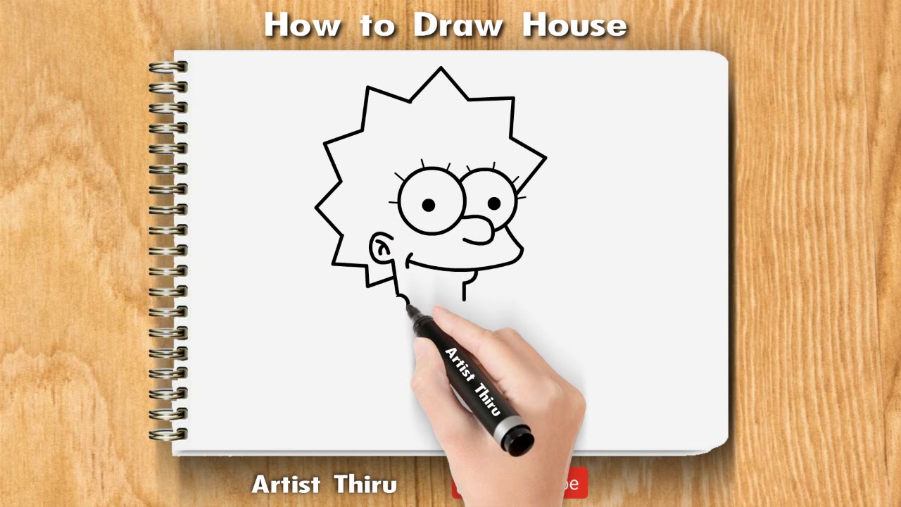 How to Draw Lisa Simpson Easy Step by Step - YouTube