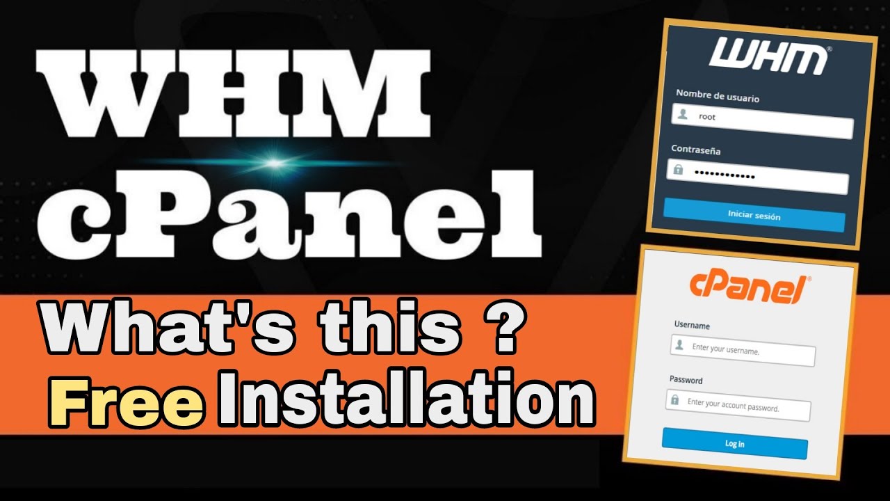 What is Cpanel Linux based web hosting control panel || how to install ...