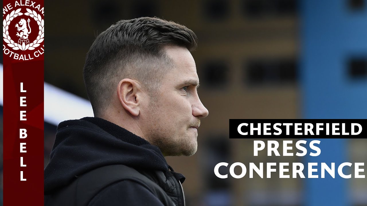PRESS CONFERENCE | Lee Bell Previews Trip To Chesterfield - YouTube