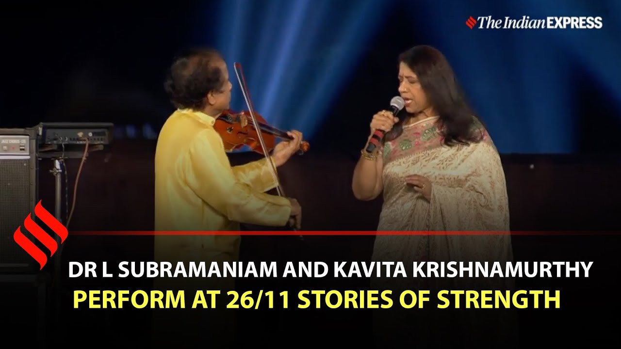 Dr L Subramaniam and Kavita Krishnamurthy perform at 26/11 Stories of ...