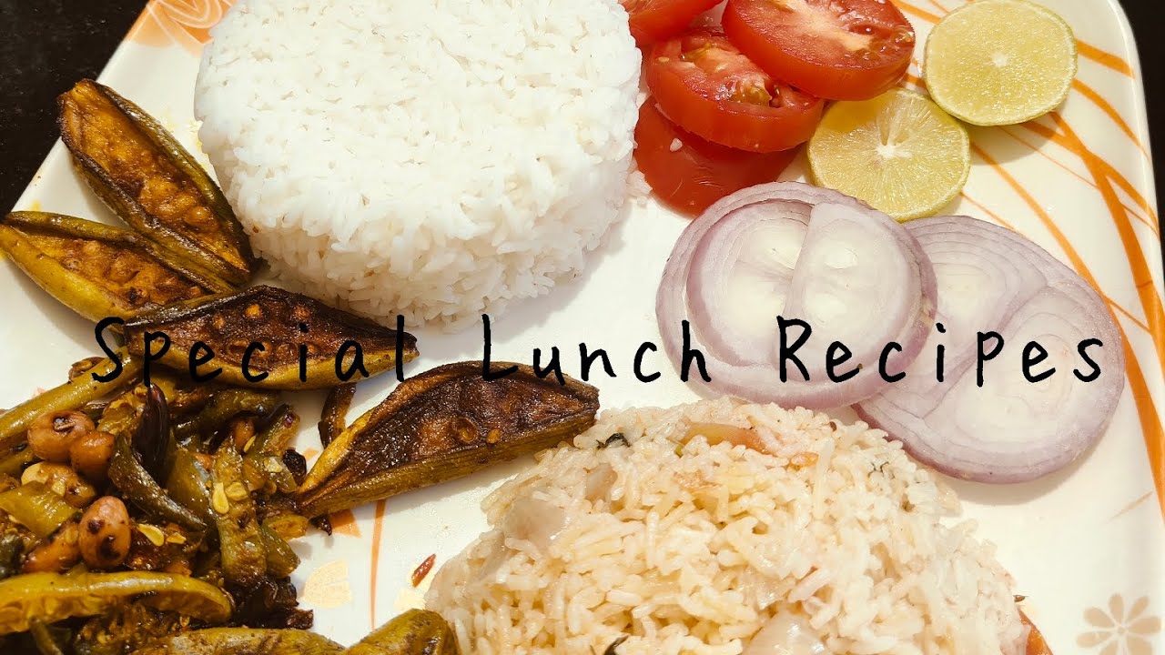 Special lunch recipes/Ivy gourd fry/Pointed gourd Fry/Mutton gravy ...