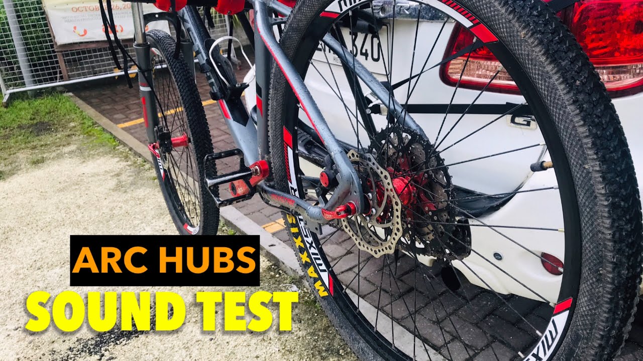 ARC bike hubs sound test - YouTube