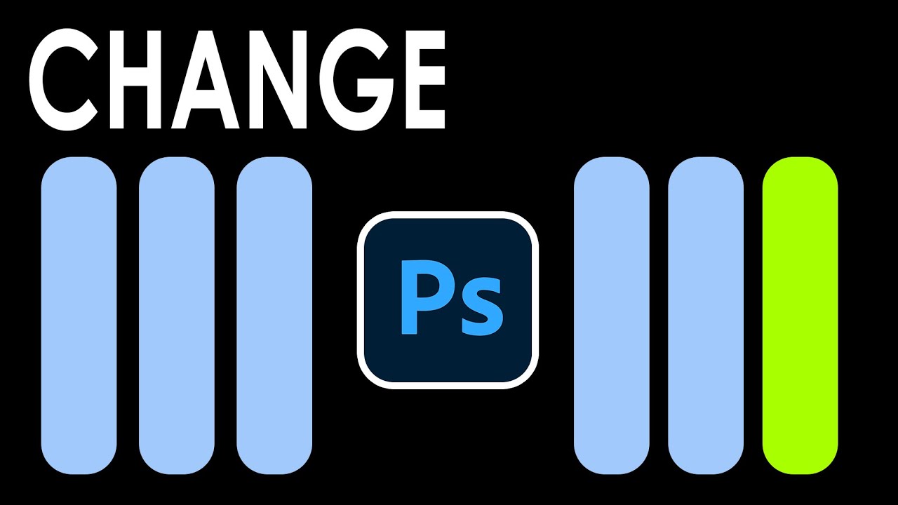 Changing LAYER Color In Photoshop - YouTube