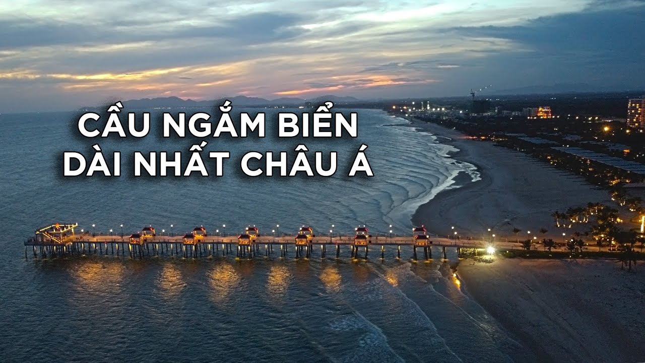 Grand Opening cầu ngắm biển The Hamptons Pier Hồ Tràm - YouTube