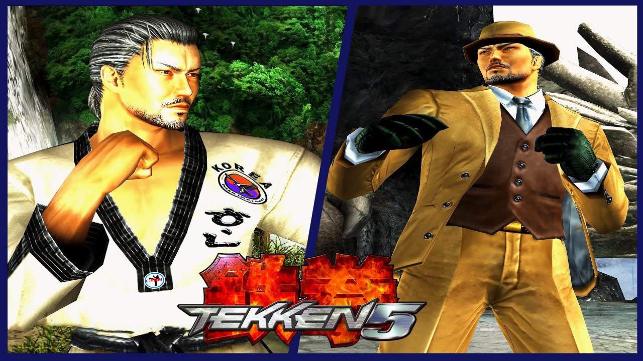 Tekken 5 All Outfits - Baek Doo San 4K - YouTube