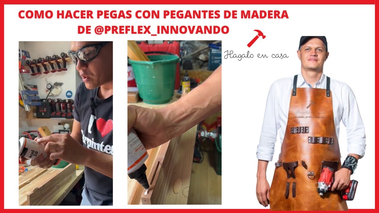 Como hacer pegas con pegantes de madera de @Preflex_Innovando - YouTube