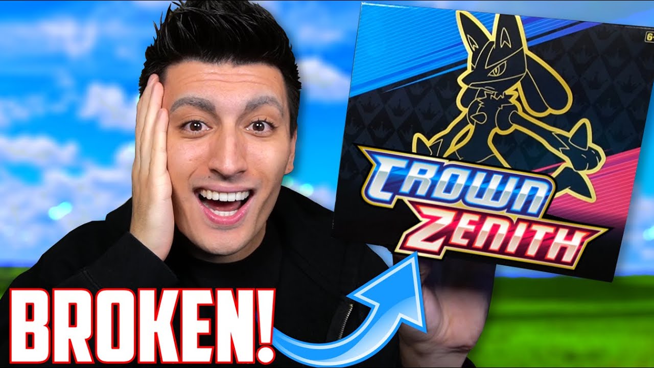 No Way Pokemon Crown Zenith ETB Pull Rates are THIS GOOD! - YouTube