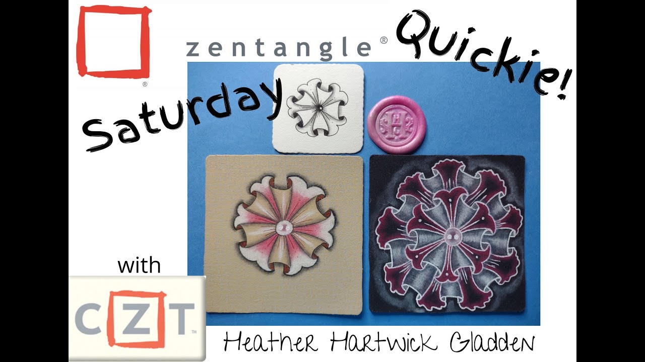 Saturday | Zentangle® Quickie - YouTube