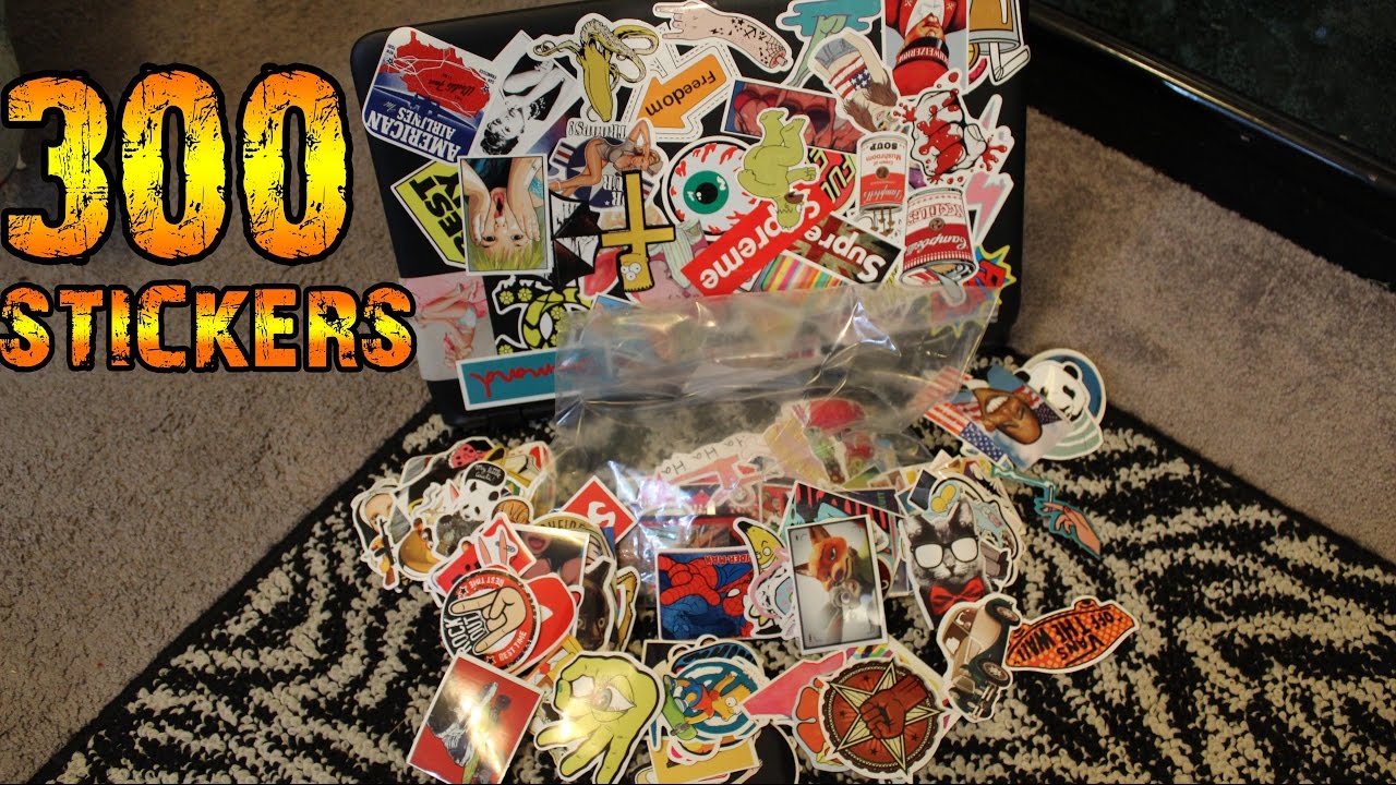 STICKER UNBOXING MEGA DEAL - YouTube