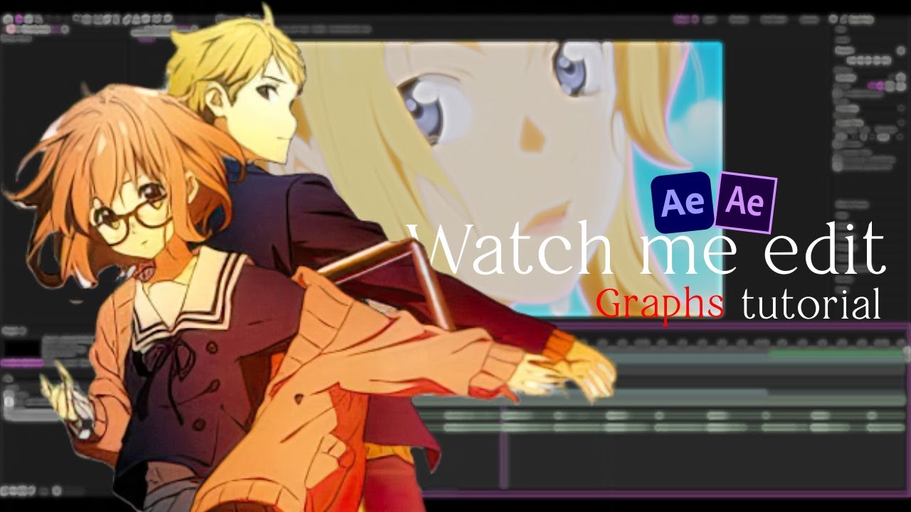 Watch me edit - graphs explained V1 | After effects - YouTube