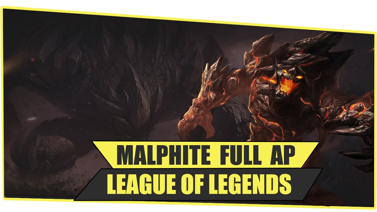 FULL AP/AD #1- Malphite Top Full AP é HitKill - League of Legends - YouTube