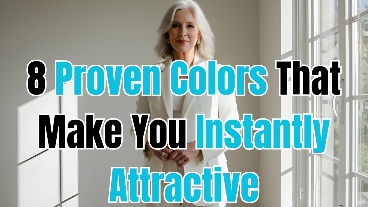 8 proven colors that make men Quickly notice older women - YouTube