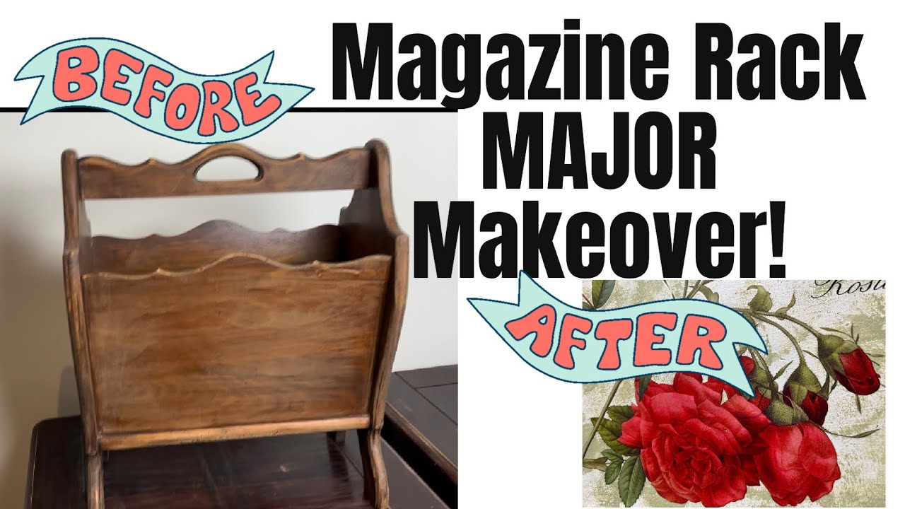 Inspirational video: Old Magazine Rack Is About to Get a MAJOR Makeover ...