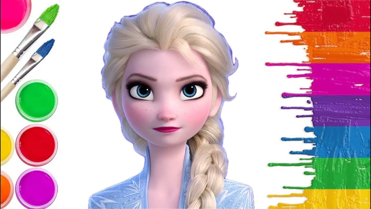 How to Draw FROZEN Elsa and Anna // FROZEN 2 Elsa and Anna Drawing ...