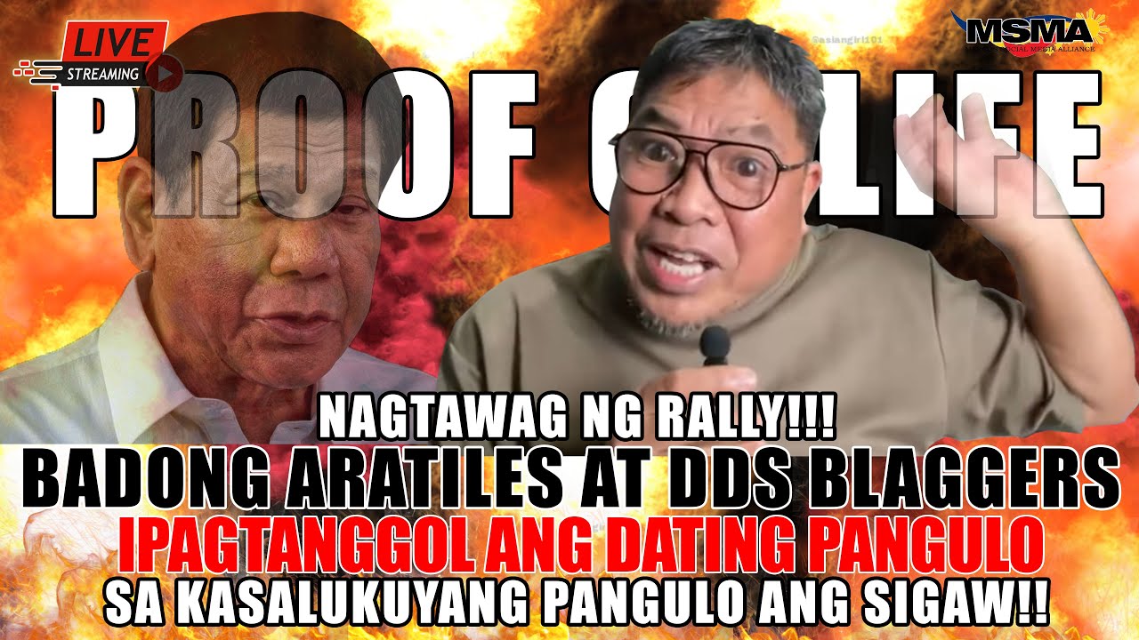 Badong Aratiles Pinagtanggol Ang Pananahimik Ni Vp Sara Sa Kaganapan Sa