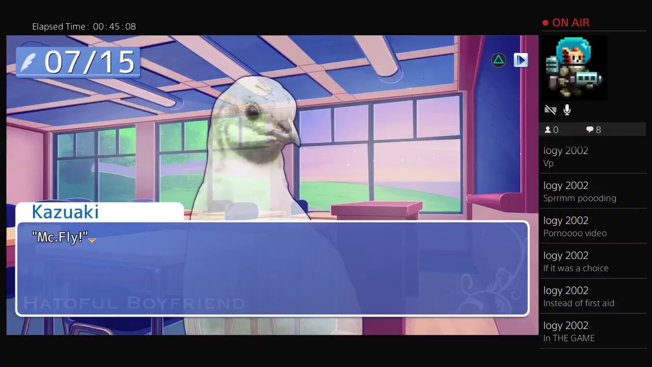 Hatoful boyfriend (Pigeon dating sim) part 1 - YouTube
