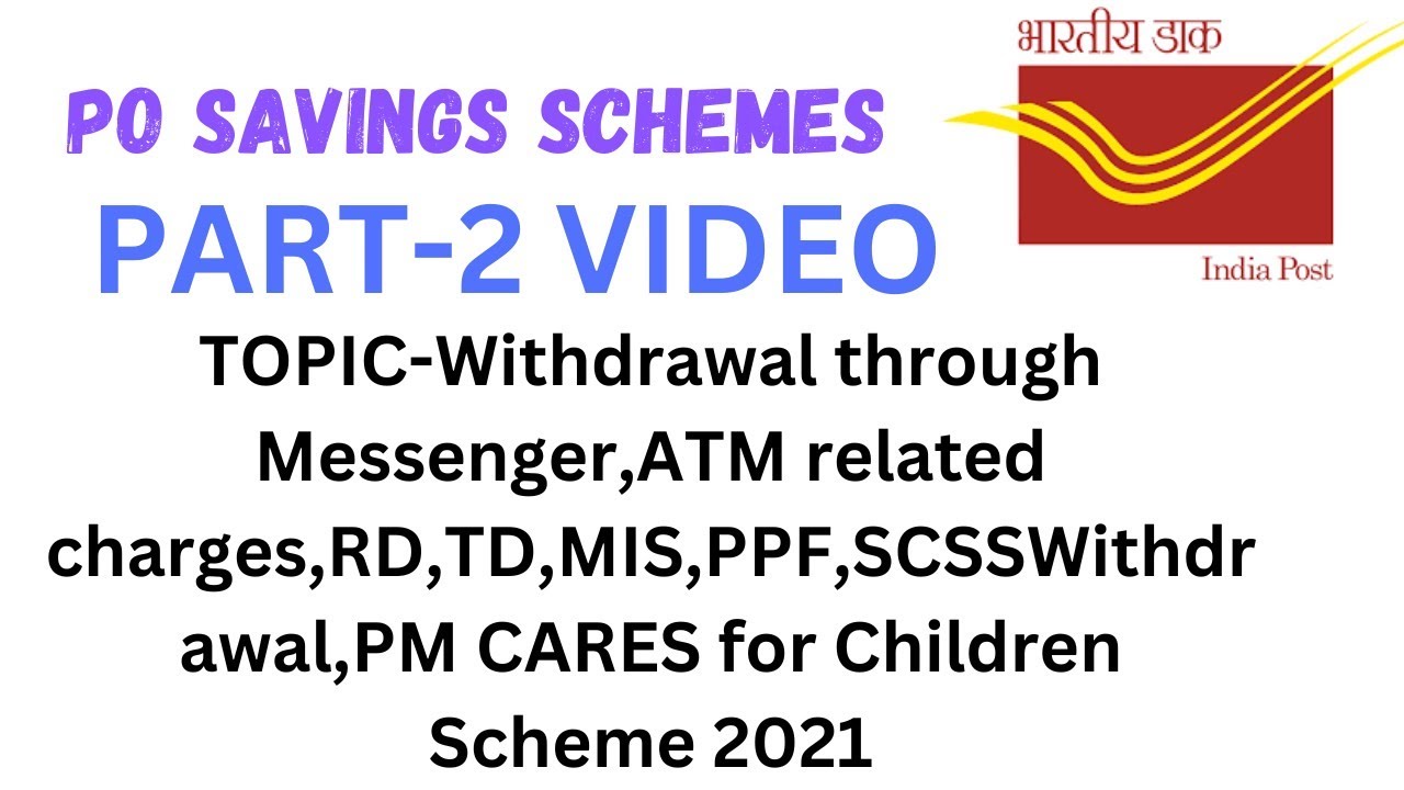 POST OFFICE SAVINGS SCHEMES.PART-2 VIDEO ,PRE MATURE CLOSURE,PART ...