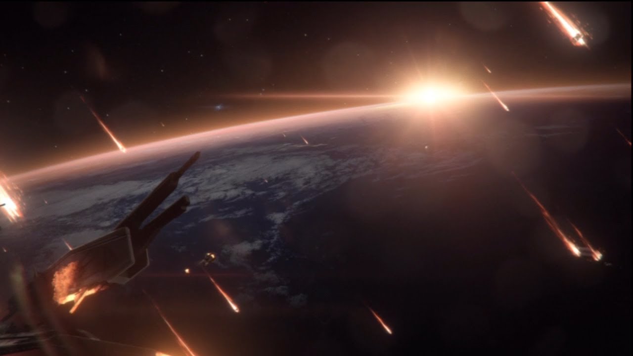 SPOILER - Mass Effect 3 - Destroy Ending - YouTube