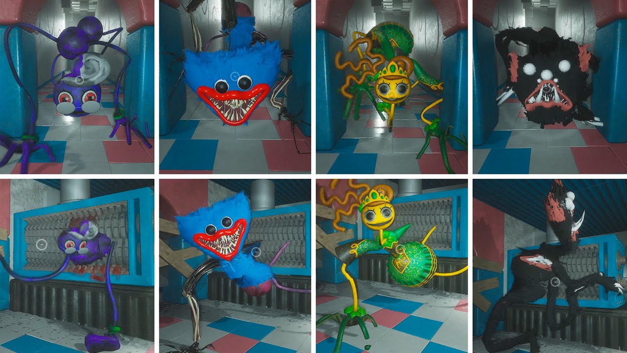 Poppy Playtime Chapter 2+3 Chases & Ending | All Mods Update | Granny ...