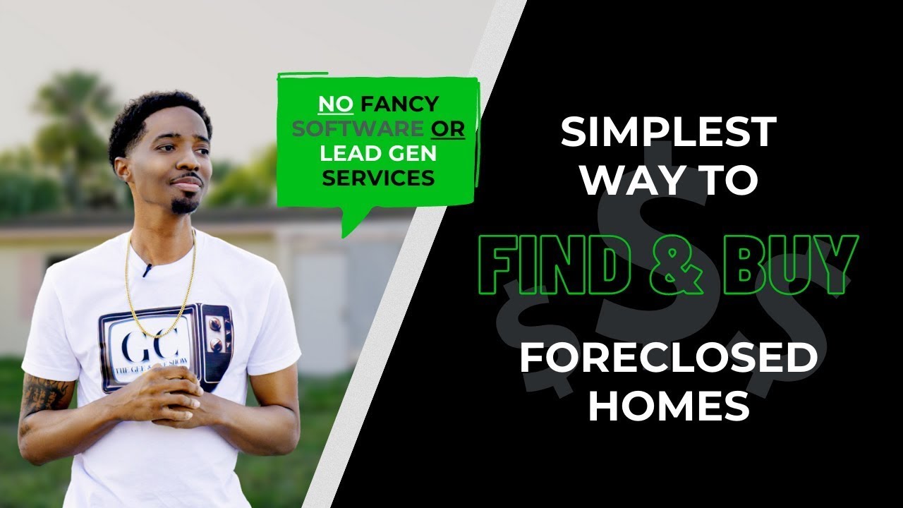Simplest Way To Find And Buy Foreclosed Home Youtube