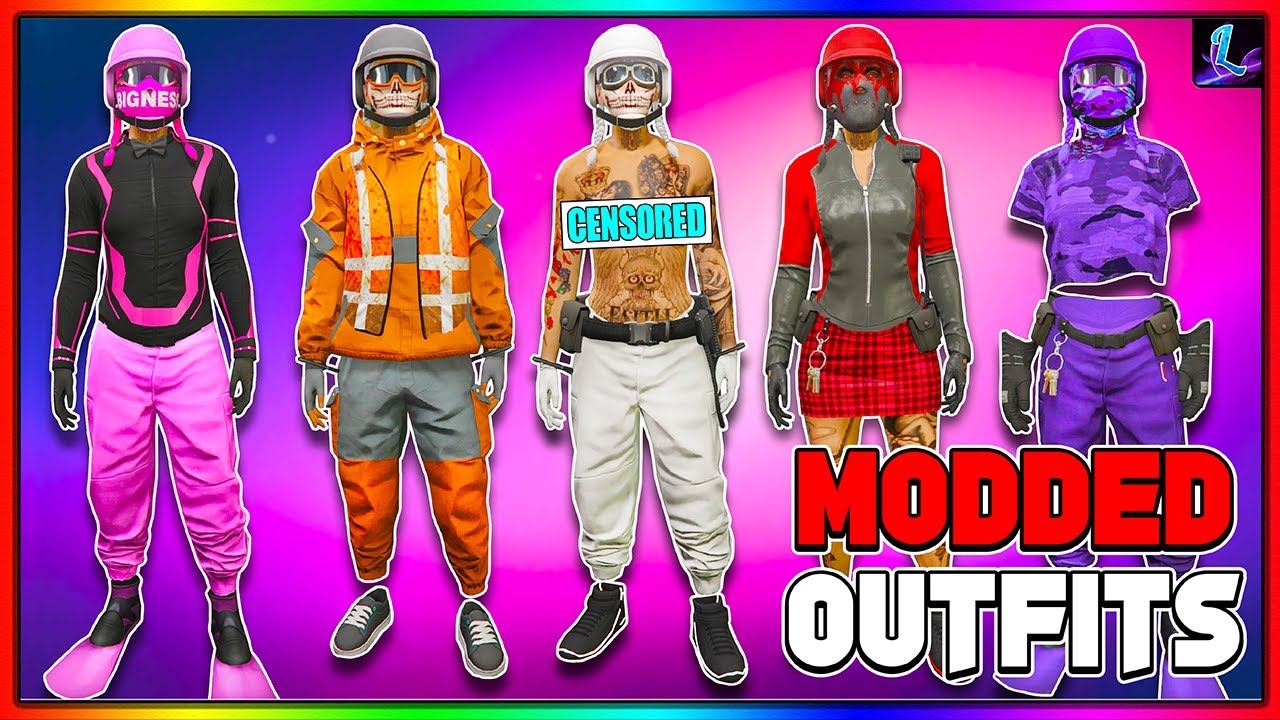 *NEW WORKAROUND* GTA 5 ONLINE HOW TO GET MULTIPLE FEMALE MODDED OUTFITS ...
