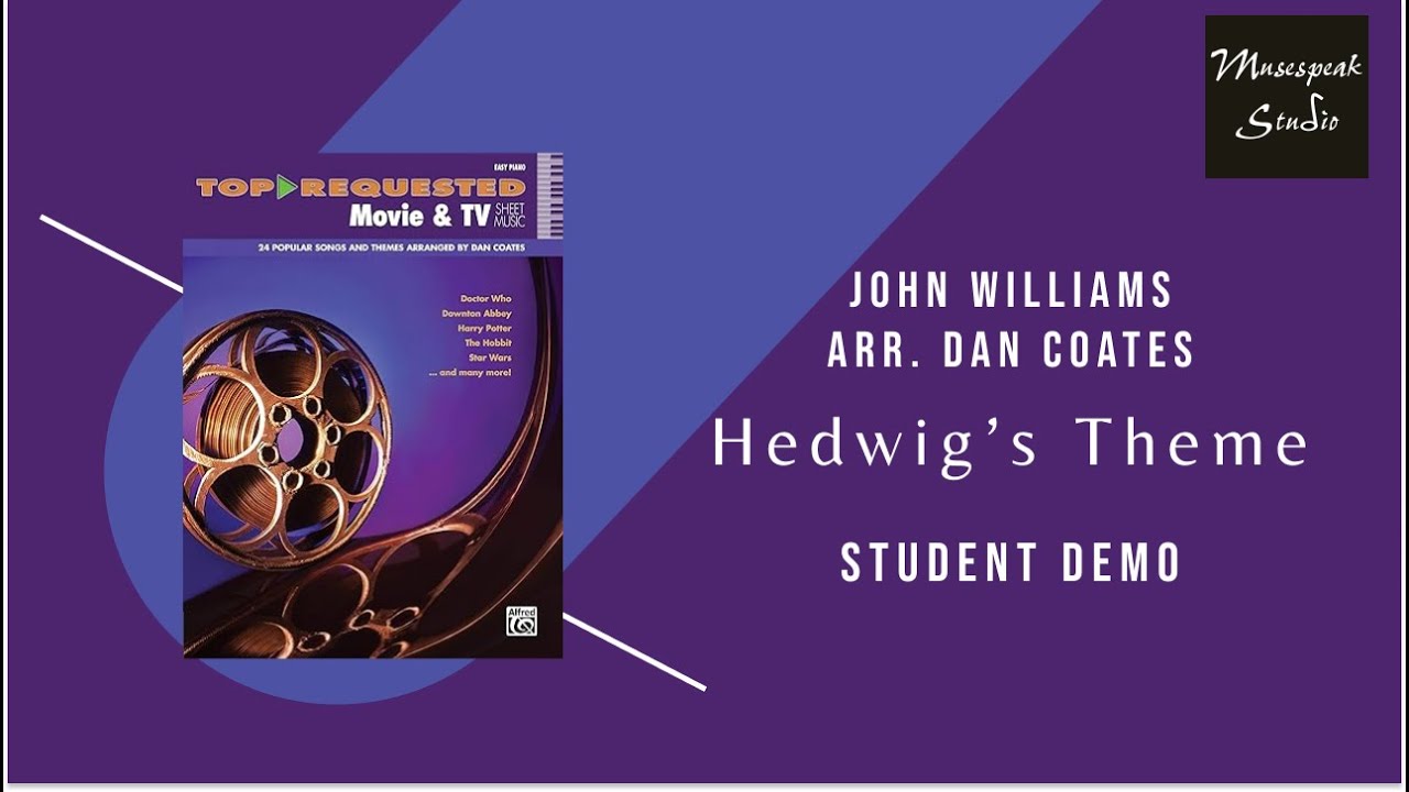 Hedwig's Theme | John Williams Arr. Dan Coates | RCM & CC Level 6 Piano ...