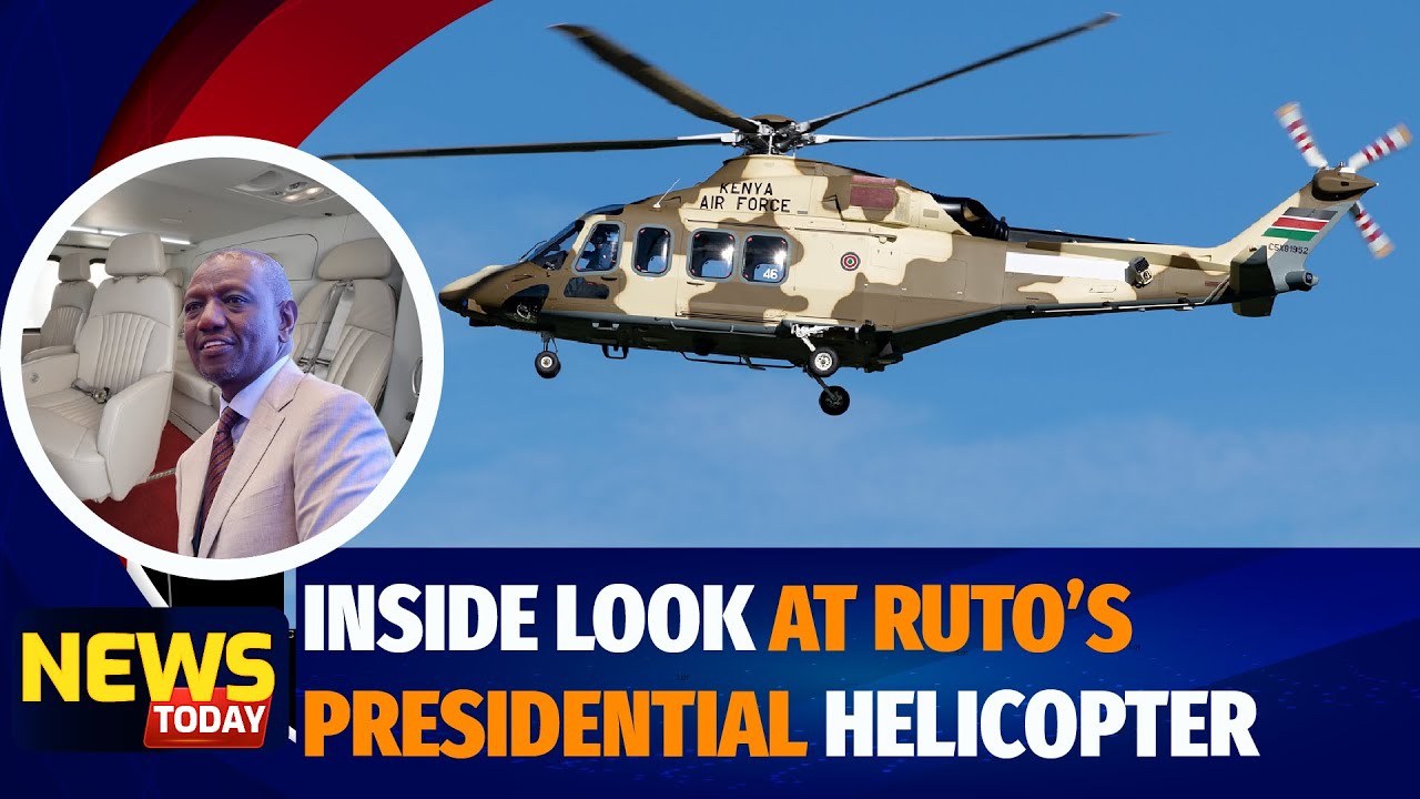 UNBELEIVEABLE! Inside Kenya's PRESIDENTIAL HELICOPTER : Secrets to Ruto ...