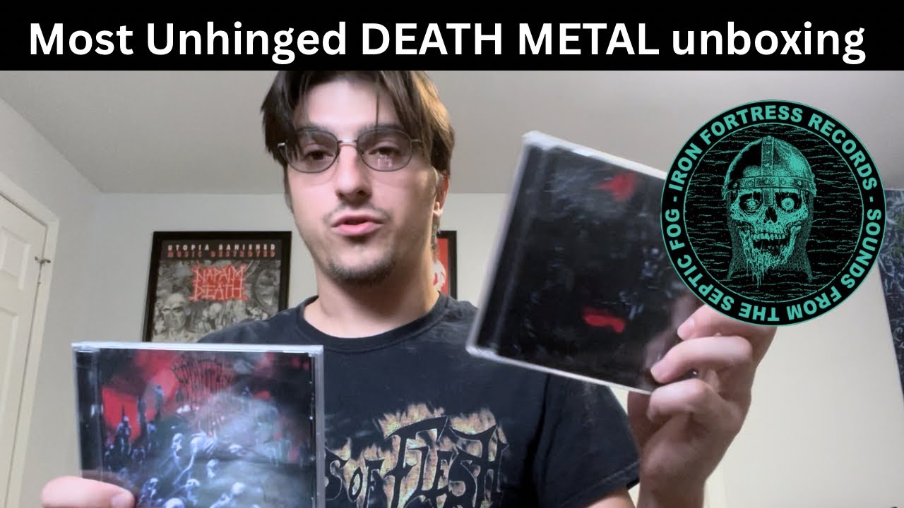 Mystery Death Metal box opening from Iron Fortress Records!! - YouTube