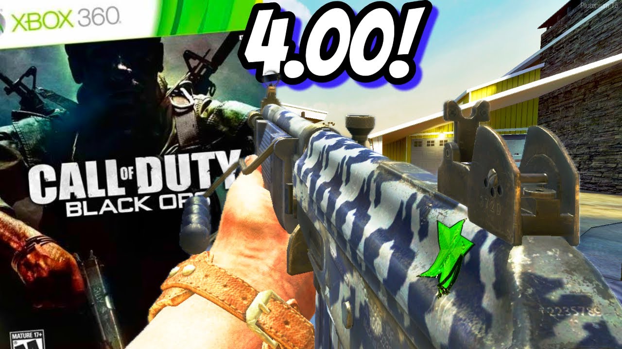 Black ops 1 Increasing My KD To 4 COD BO1 Xbox 360 - YouTube