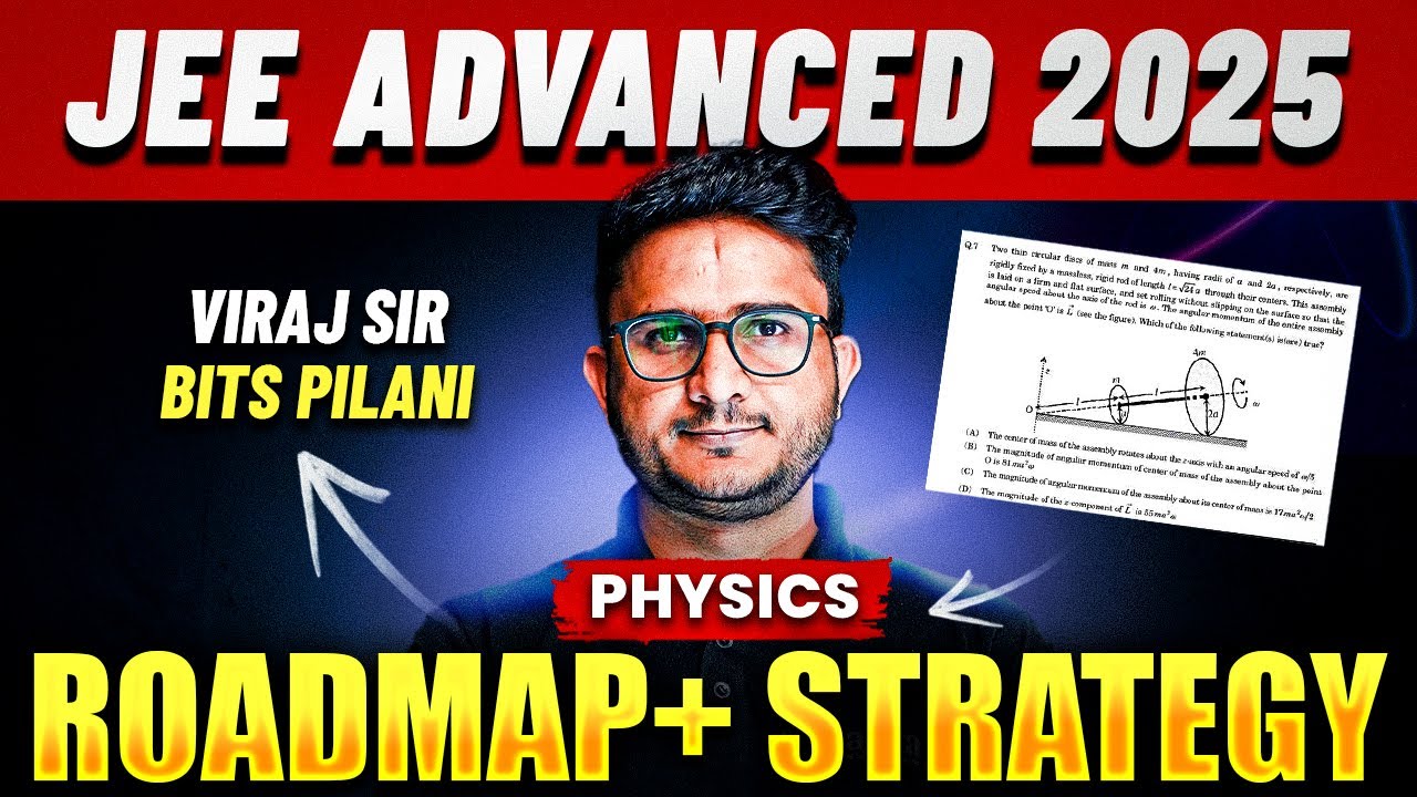 JEE ADVANCED 2025 : Last 5 Years PHYSICS Analysis & Strategy | JEE Advanced Crash Course - YouTube