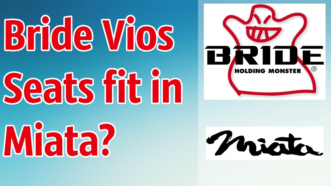 Bride Vios 3 Seats in Mazda Miata, Fits Nice! - YouTube